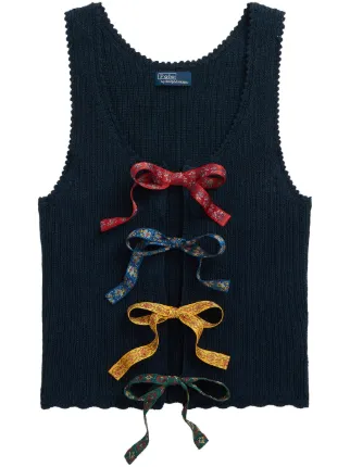 Polo Ralph Lauren Camiseta Con Lazo Delantero | Azul | FARFETCH MX