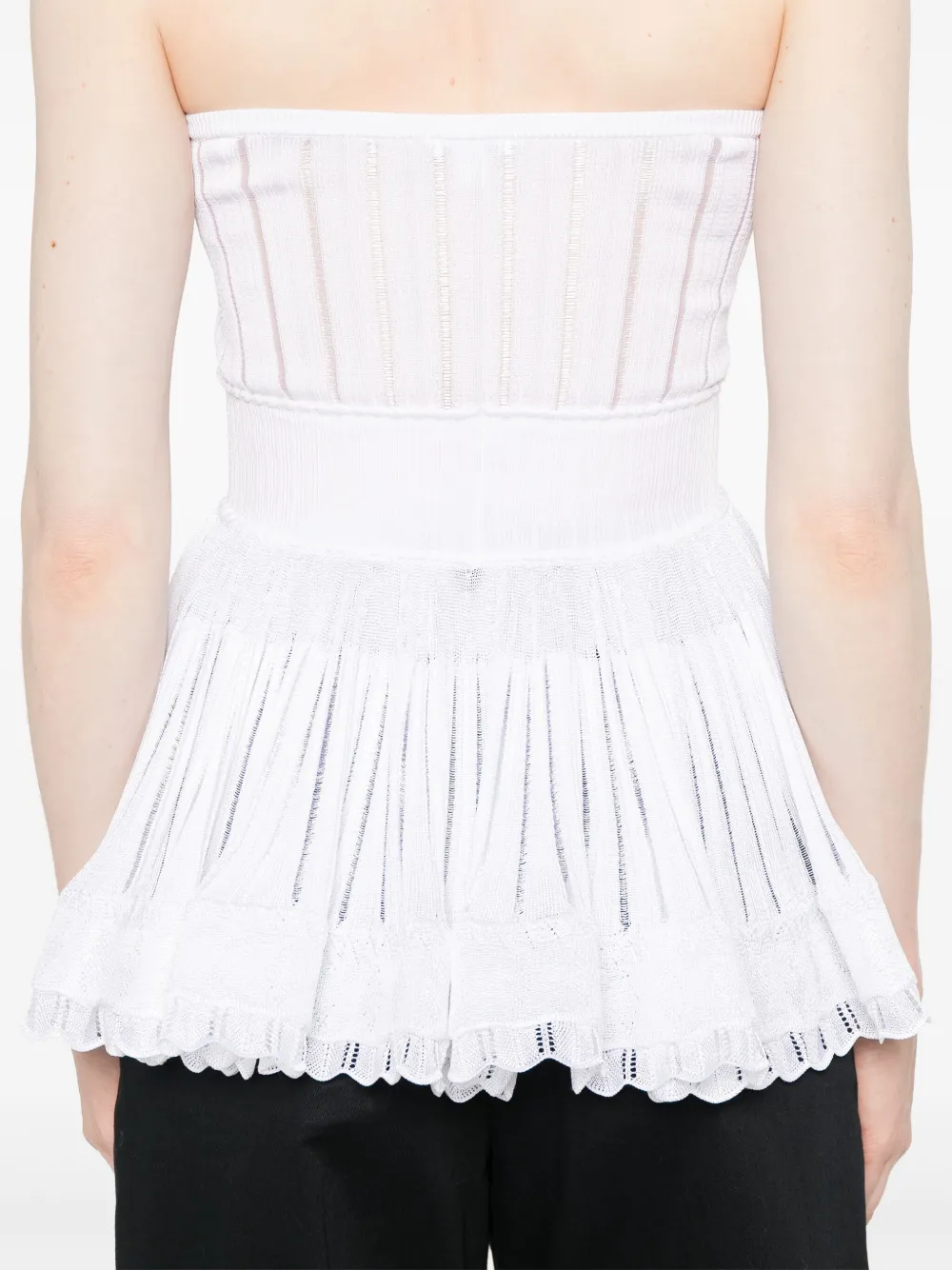 Alaïa Crinoline Top | White | FARFETCH