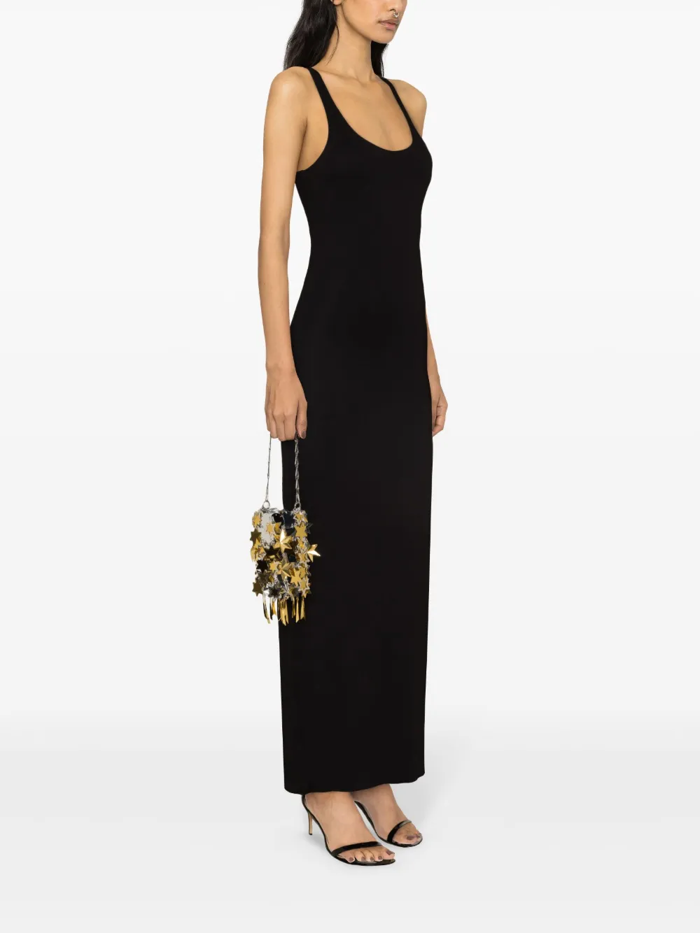 MANURI Satellite cut-out Detailed Dress | Black | FARFETCH