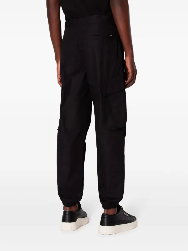 Armani Exchange Pantalon En Coton a Poches Cargo Noir FARFETCH DZ