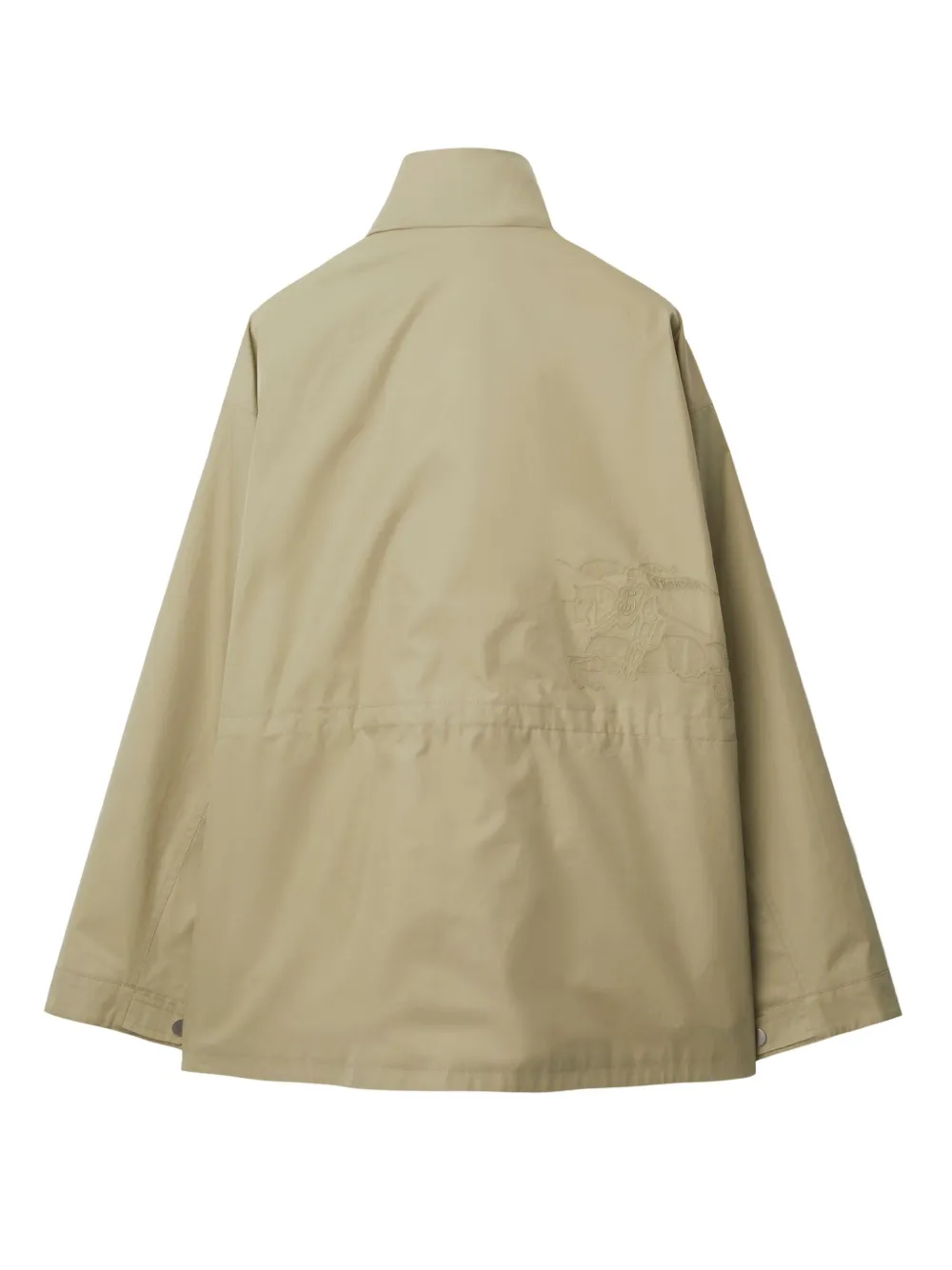 Burberry EKD-embroidered Cotton Jacket | Neutrals | FARFETCH