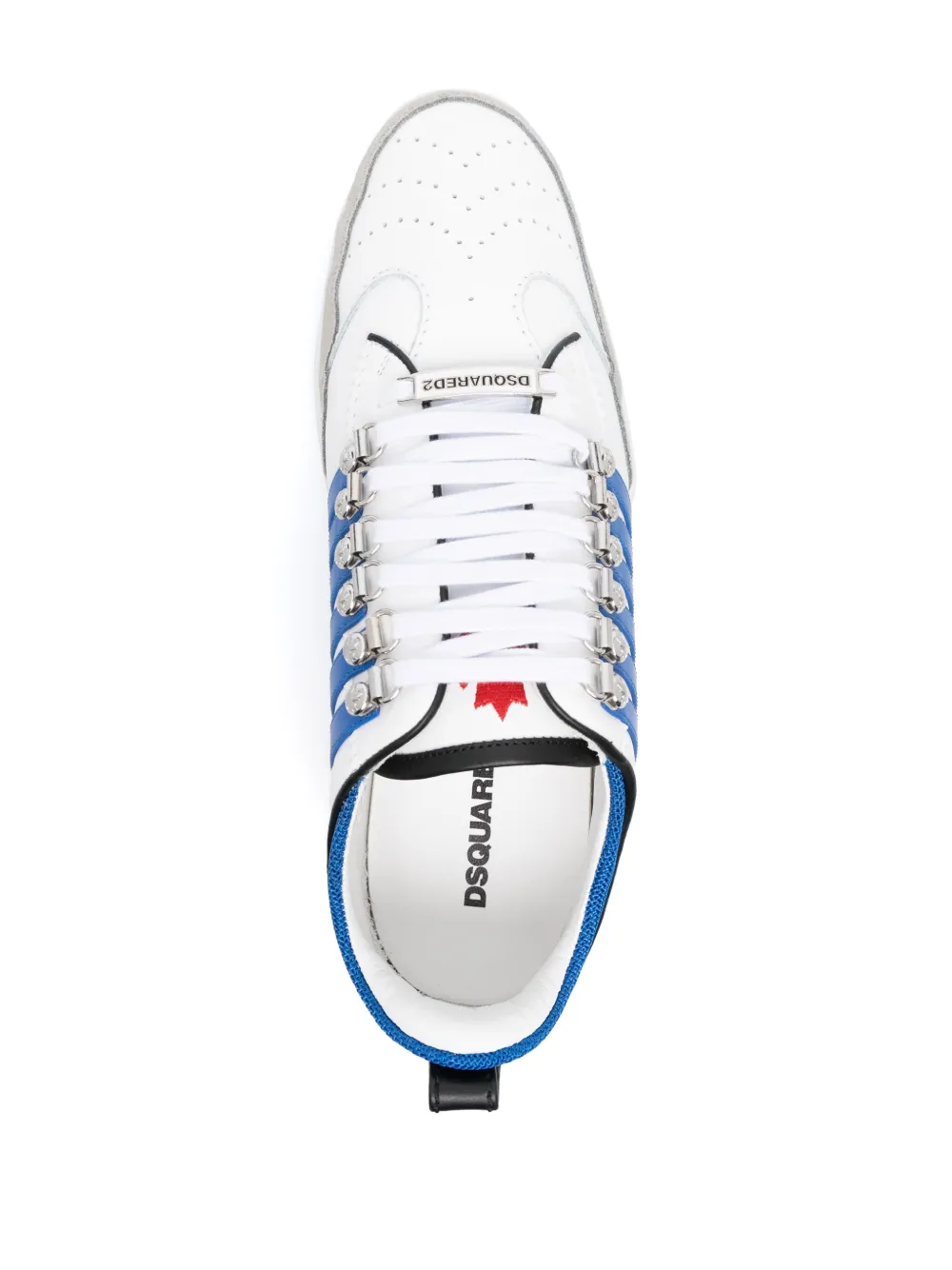 DSQUARED2 Legendary Leather Trainers | White | FARFETCH UK