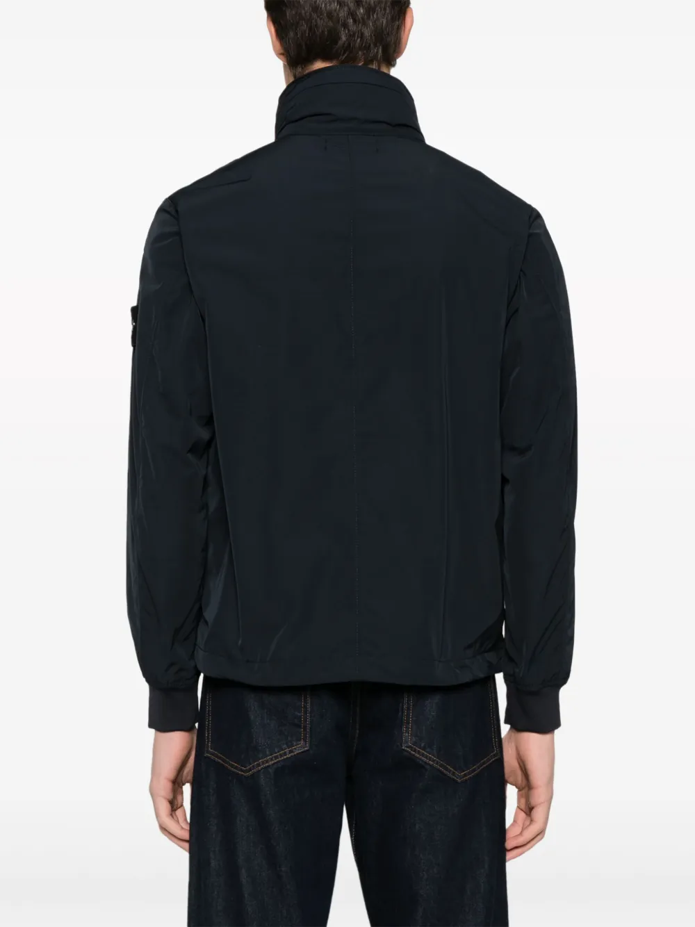 Stone Island Compass badge Concealed hood Jacket Farfetch