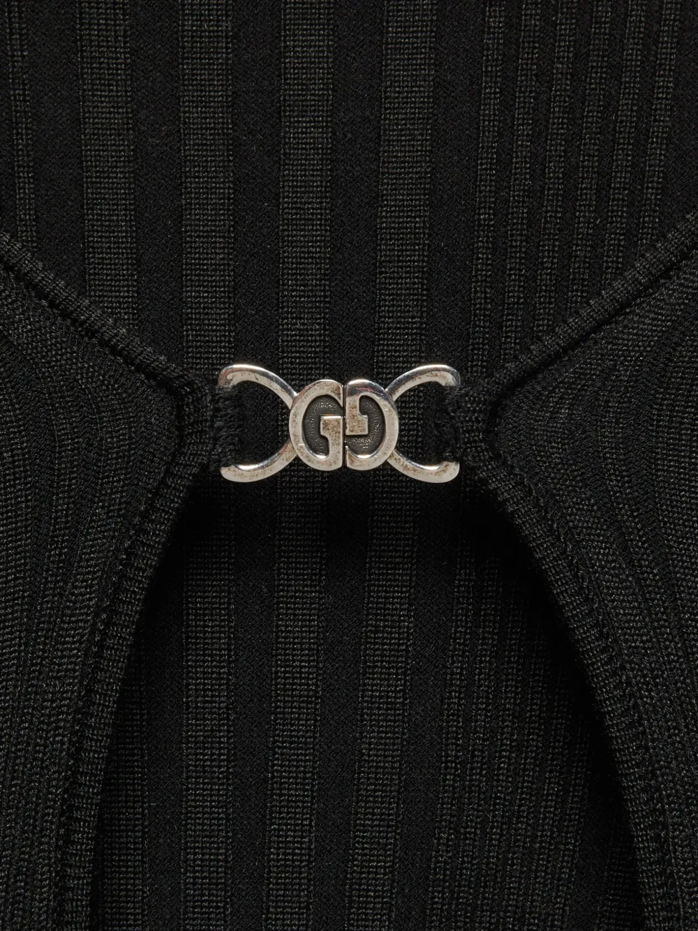 Gucci cut-out Ribbed Crop Top - Farfetch