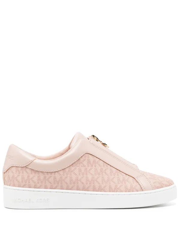 Michael Kors Keaton logo print sneakers women Other fibres Rubber Other fibres 8.5 Pink