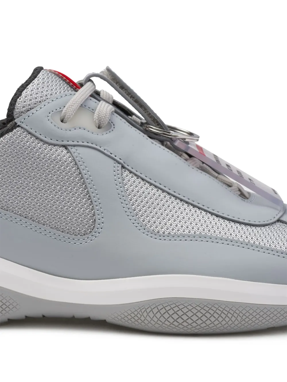 Prada America's Cup logo-patch Sneakers | Blue | FARFETCH
