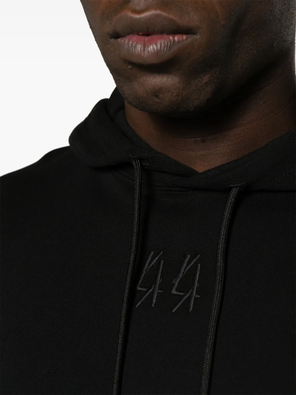 44 LABEL GROUP logo-embroidered Cotton Hoodie - Farfetch