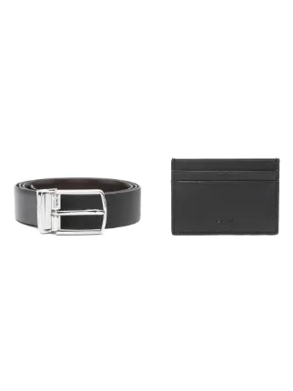 Hugo boss belt and wallet set store