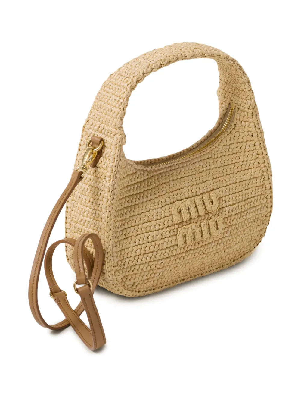 Miu Miu Mini Wander Crochet Shoulder Bag - Farfetch
