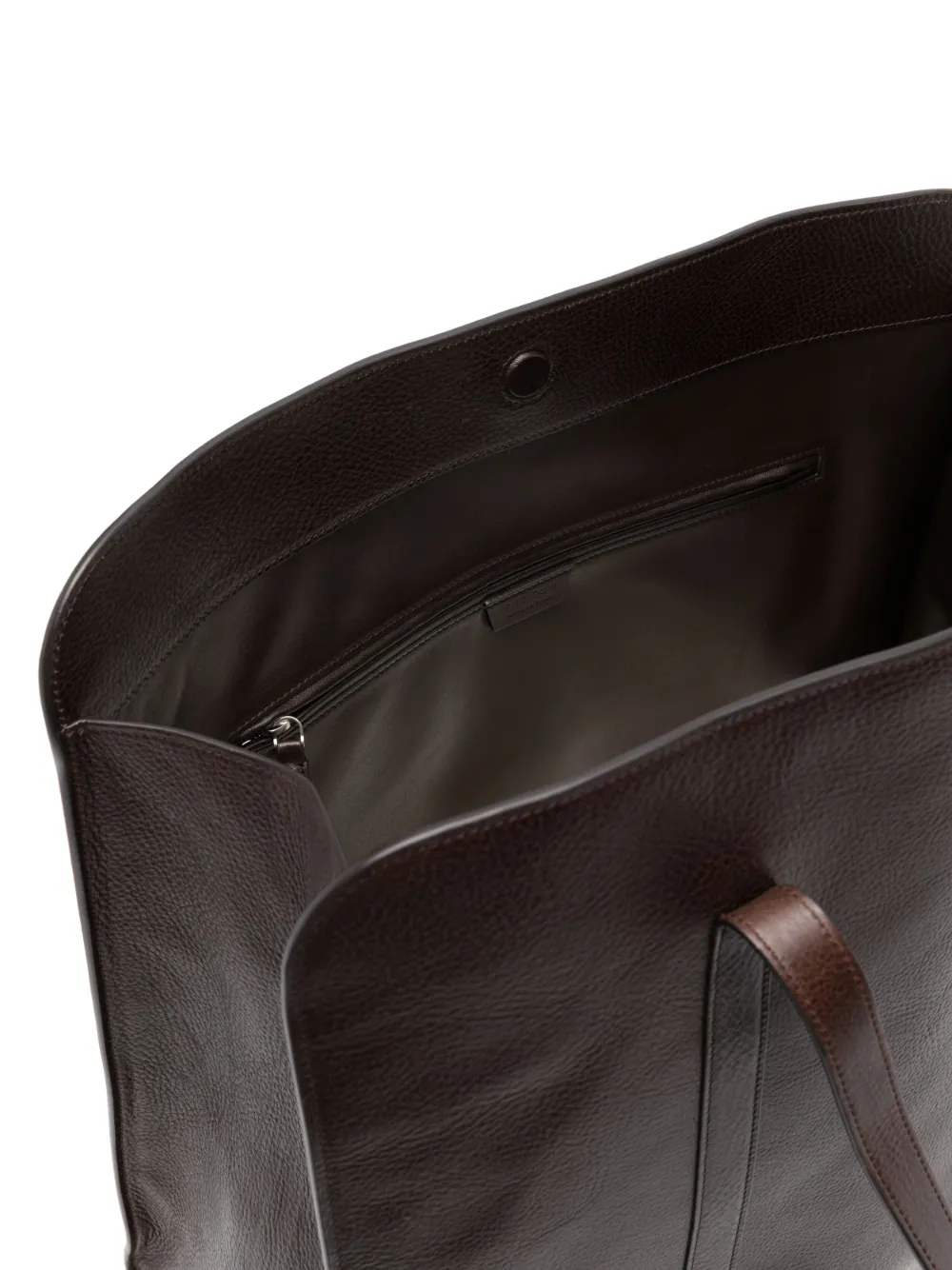 The Row Ben Leather Tote Bag | Brown | FARFETCH