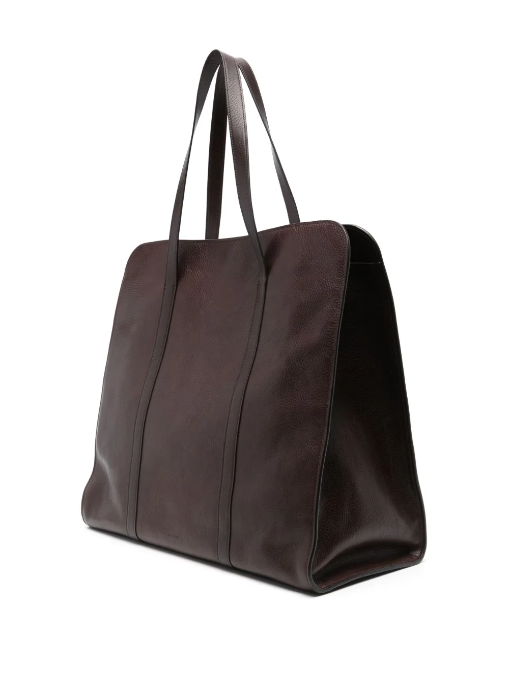 The Row Ben Leather Tote Bag | Brown | FARFETCH