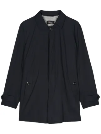 Kiton 싱글 브레스티드 레인코트 - Farfetch