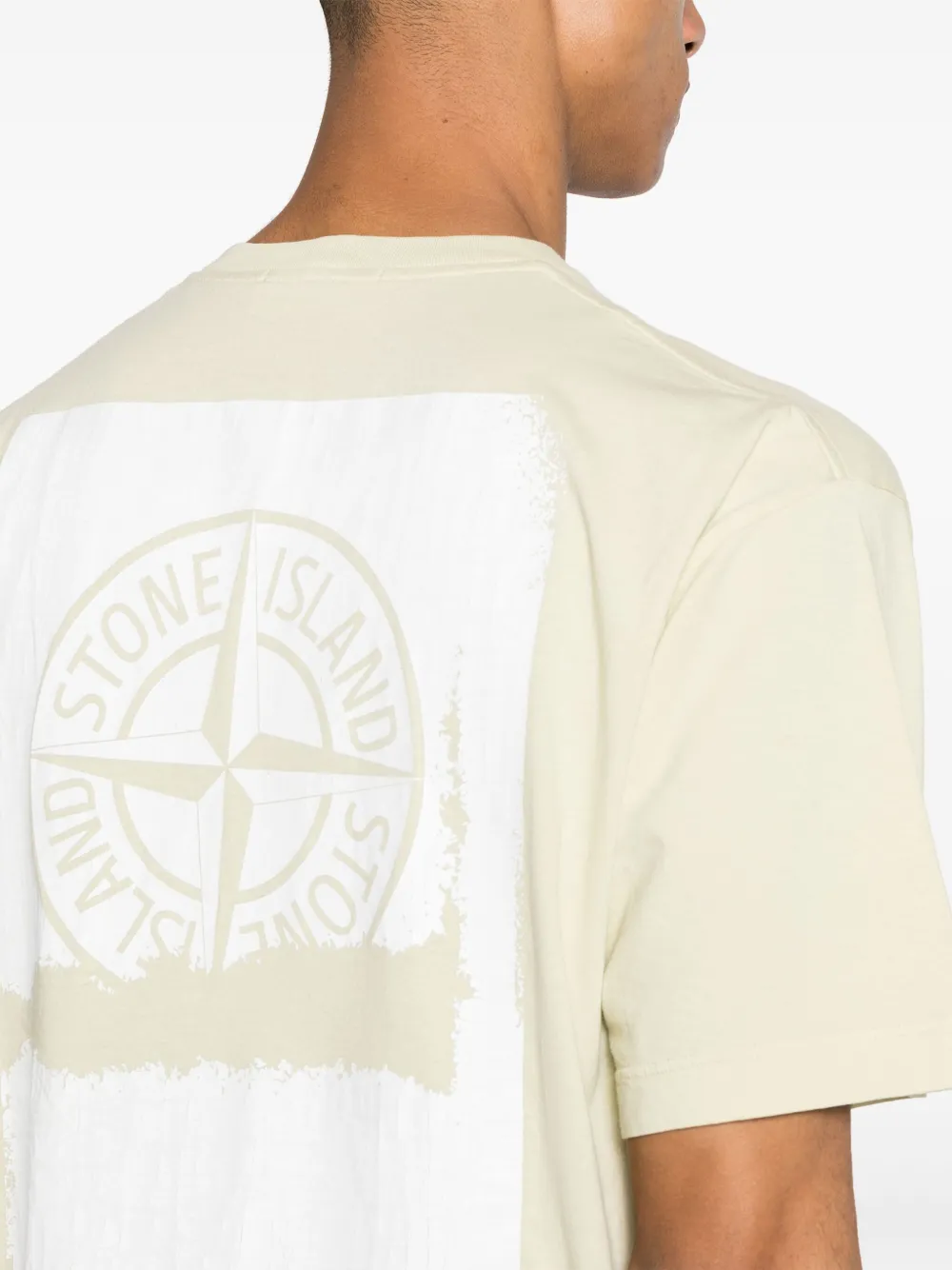 Stone Island Playera Con Logo Estampado - Farfetch
