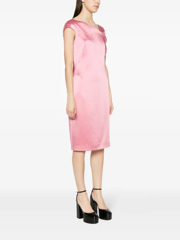 Givenchy Asymmetric Midi Dress | Pink | FARFETCH Givenchy Asymmetric Midi Dress | Pink | FARFETCH
