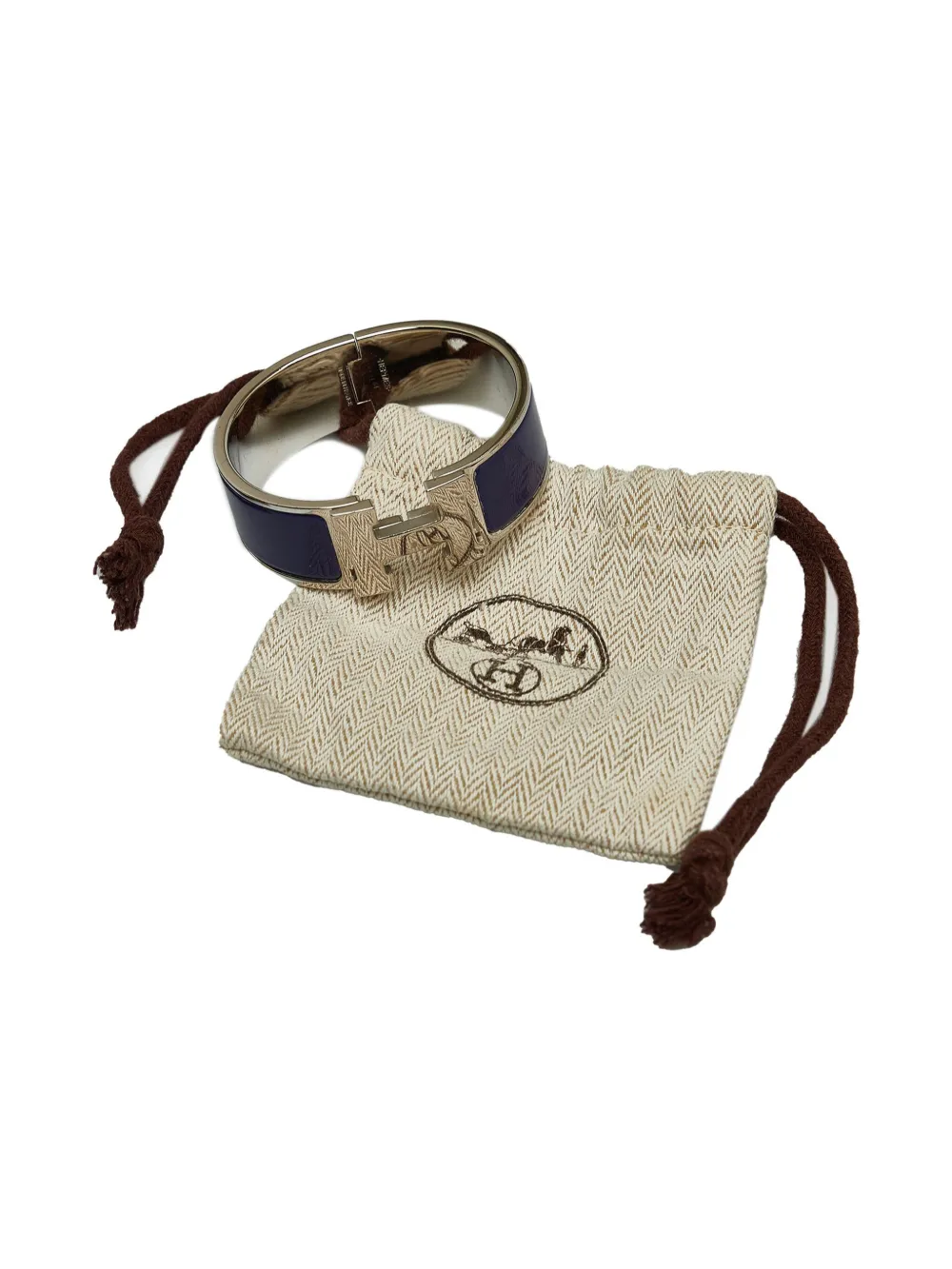 Hermès pre-owned Clic Clac H Bracelet - Farfetch