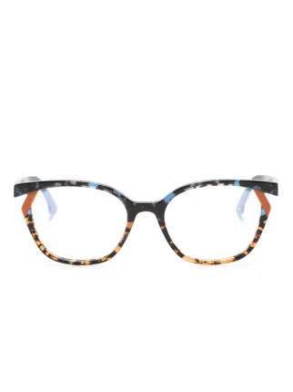 Face À Face Bocca Kuma 3 butterfly-frame Glasses | Green | FARFETCH