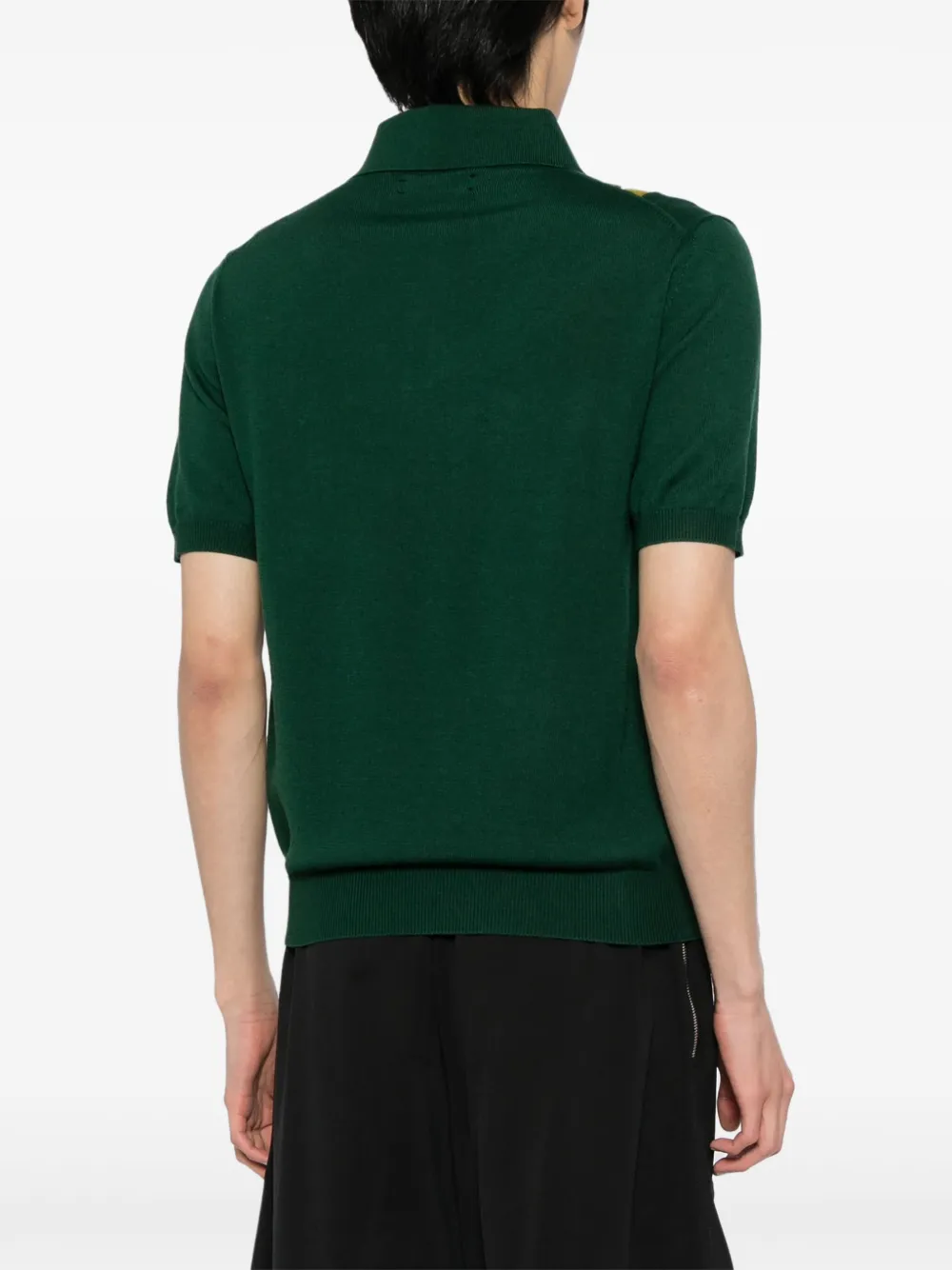 AMIRI Amiri Stack Stripe Polo Shirt | Green | FARFETCH UK