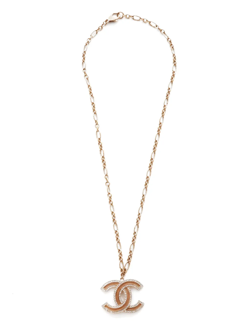 CHANEL Pre-Owned 2015 CC rhinestone-embellished Necklace - Farfetch