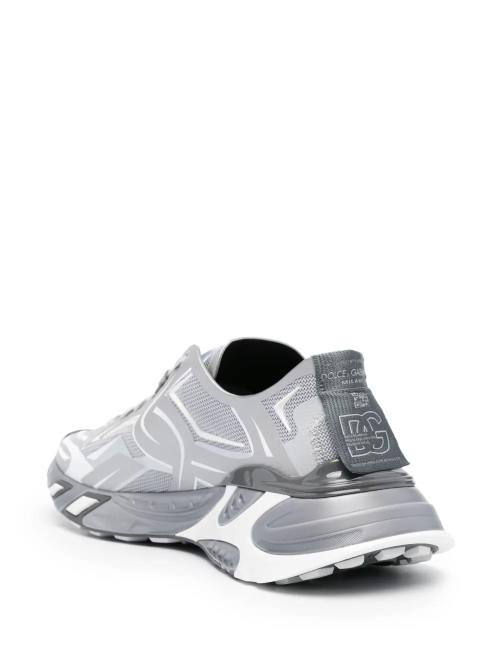 Dolce & Gabbana Mesh Fast Sneakers | Grey | FARFETCH SA