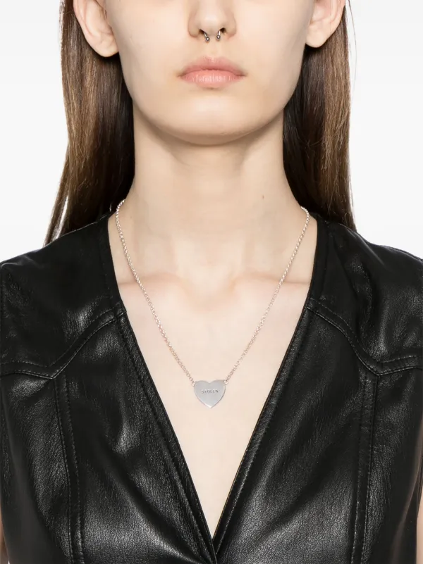 Stolen Girlfriends Club Warm Welcome heart pendant Necklace Silver