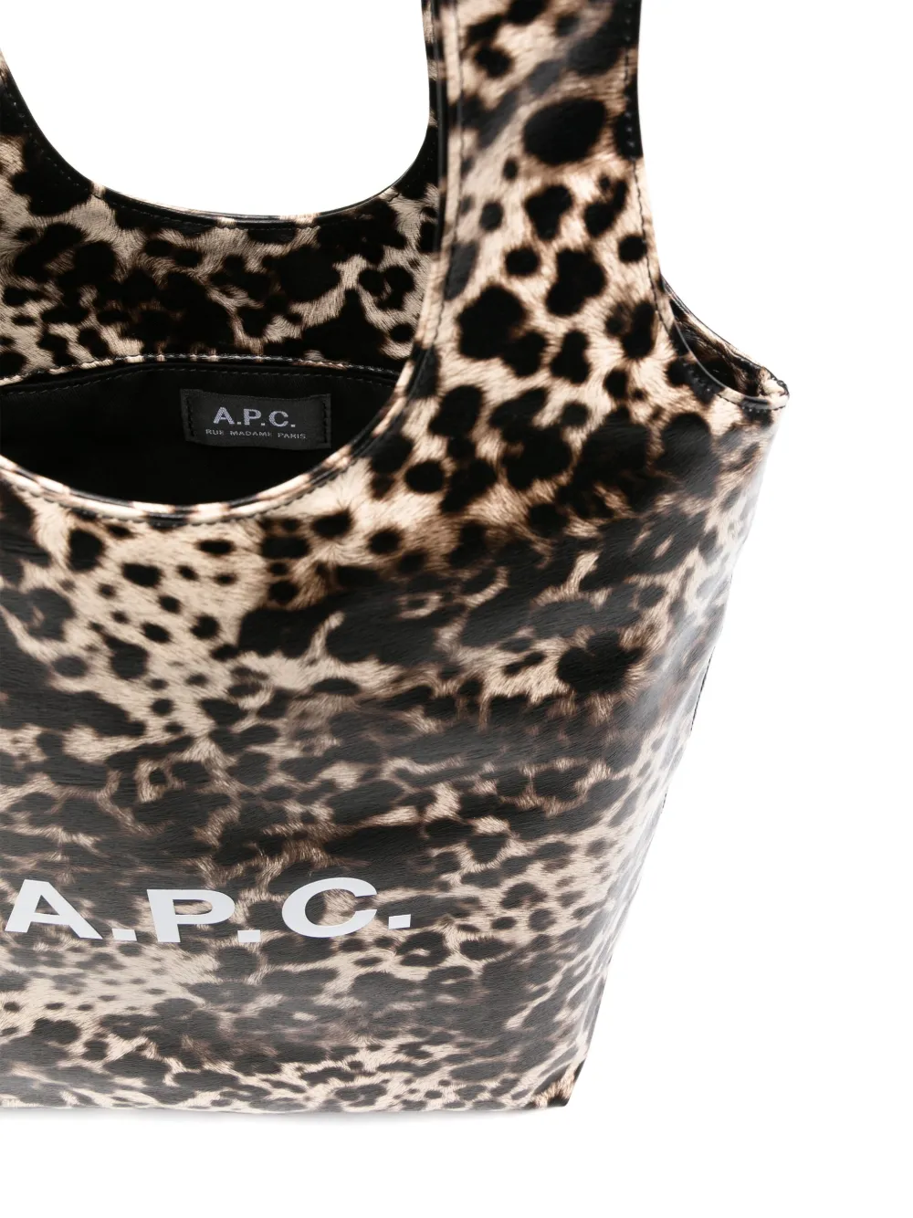 A.P.C. Small Ninon leopard-print Tote Bag - Farfetch