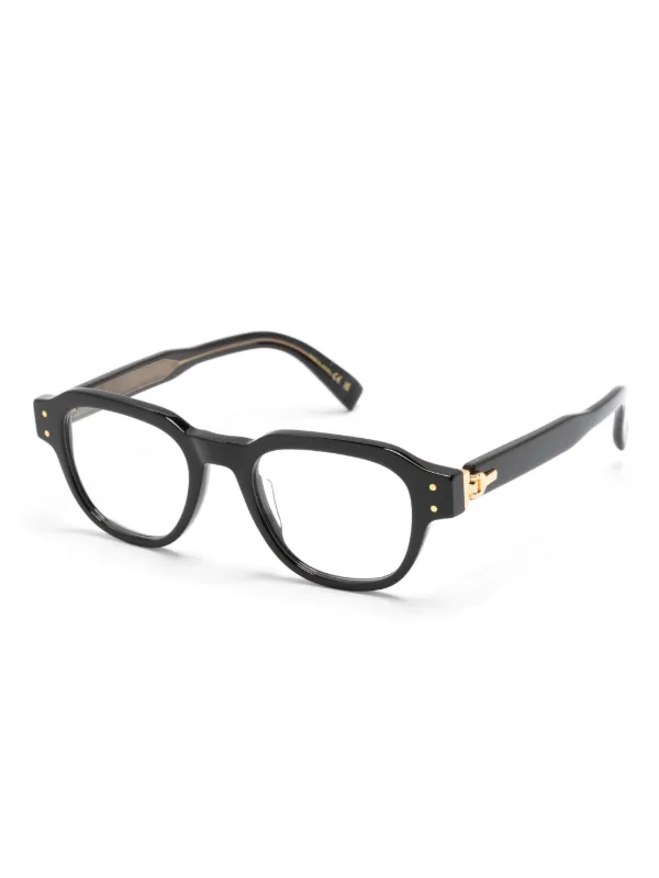 Dunhill Brille Im Wayfarer Design Schwarz FARFETCH DE