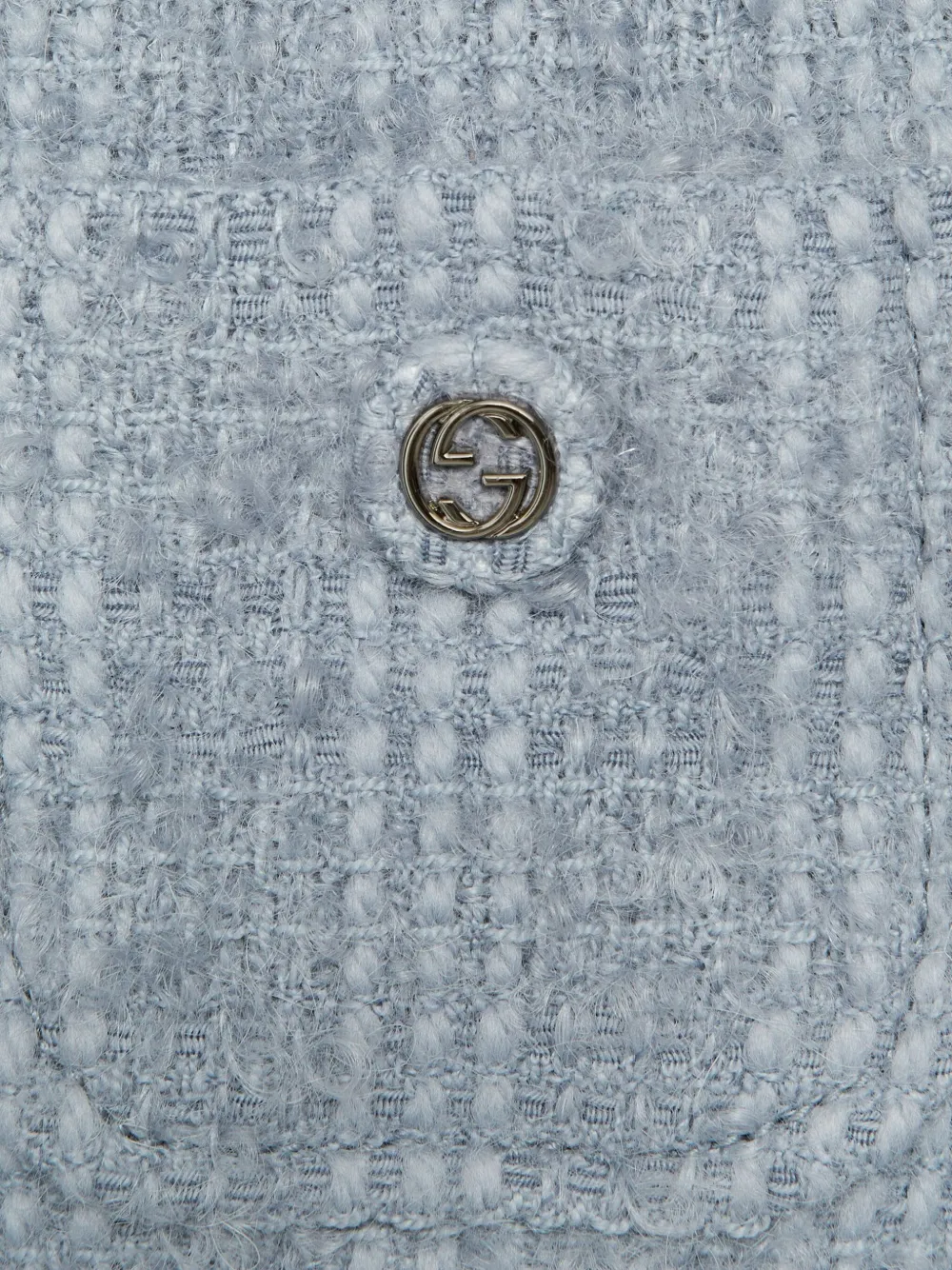 Gucci Interlocking G-buttons Tweed Jacket - Farfetch