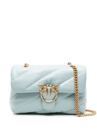 PINKO Classic Love Leather Crossbody Bag - Farfetch