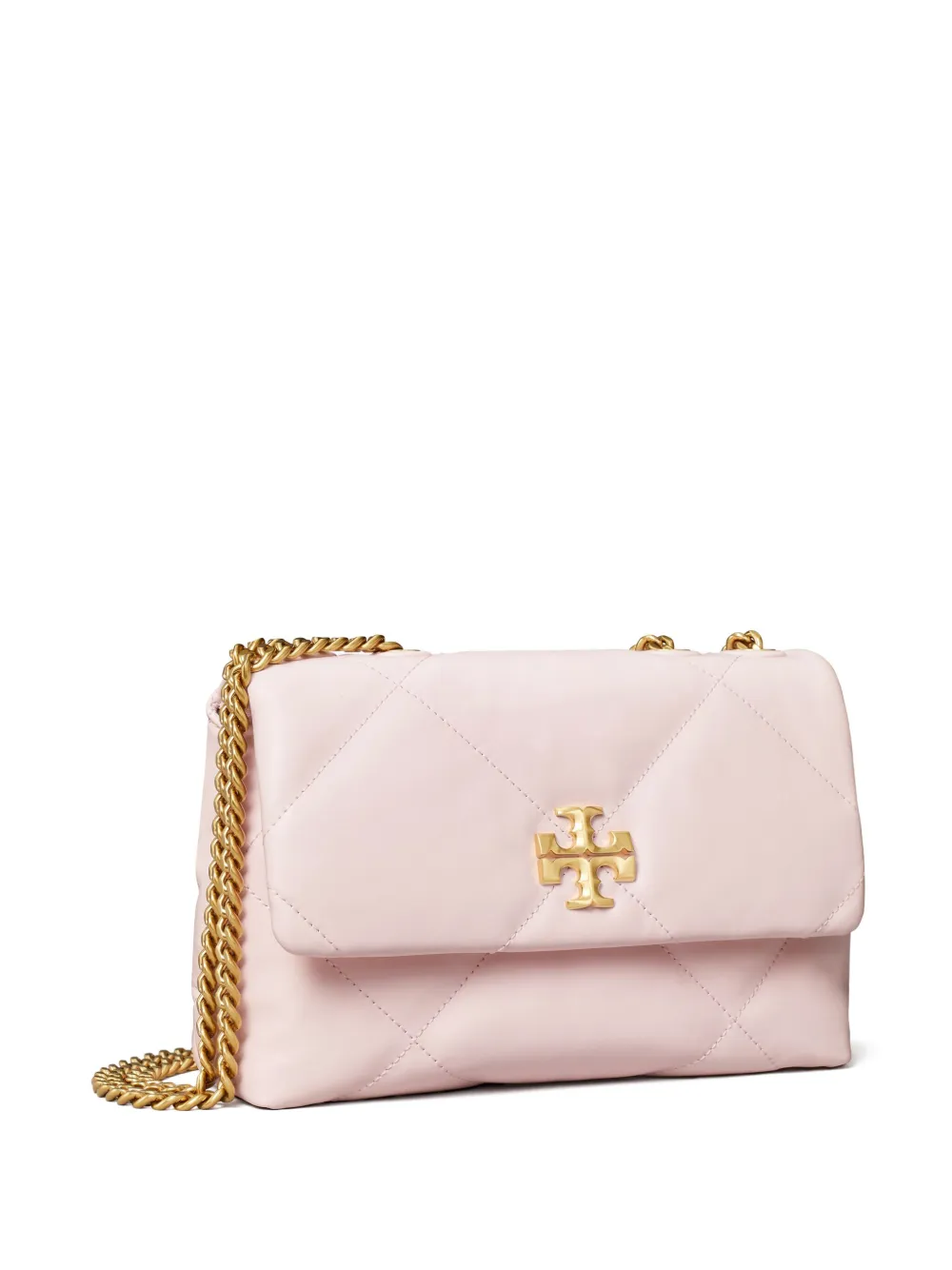 Tory Burch Small Kira diamond-quilted Convertible Shoulder Bag | Pink ...