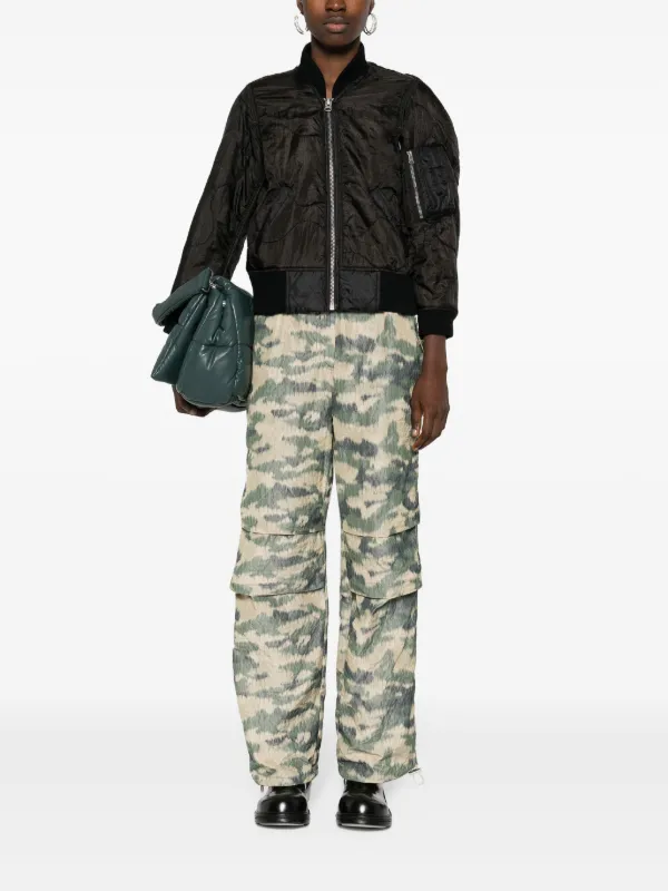 R13 Refurbished Quilted Bomber Jacket | Black | FARFETCH R13 Refurbished Quilted Bomber Jacket | Black | FARFETCH