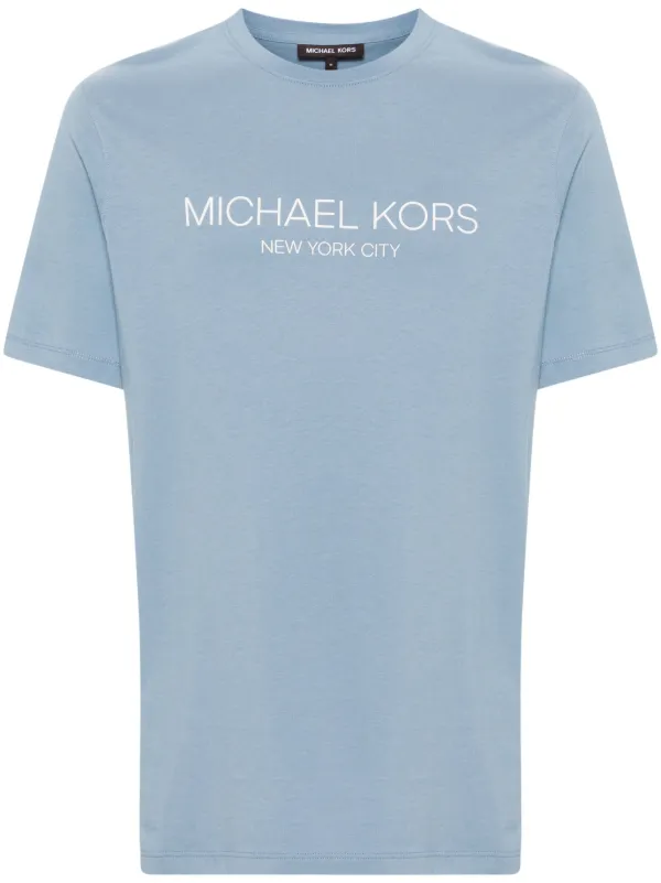 Michael kors shirts mens blue store