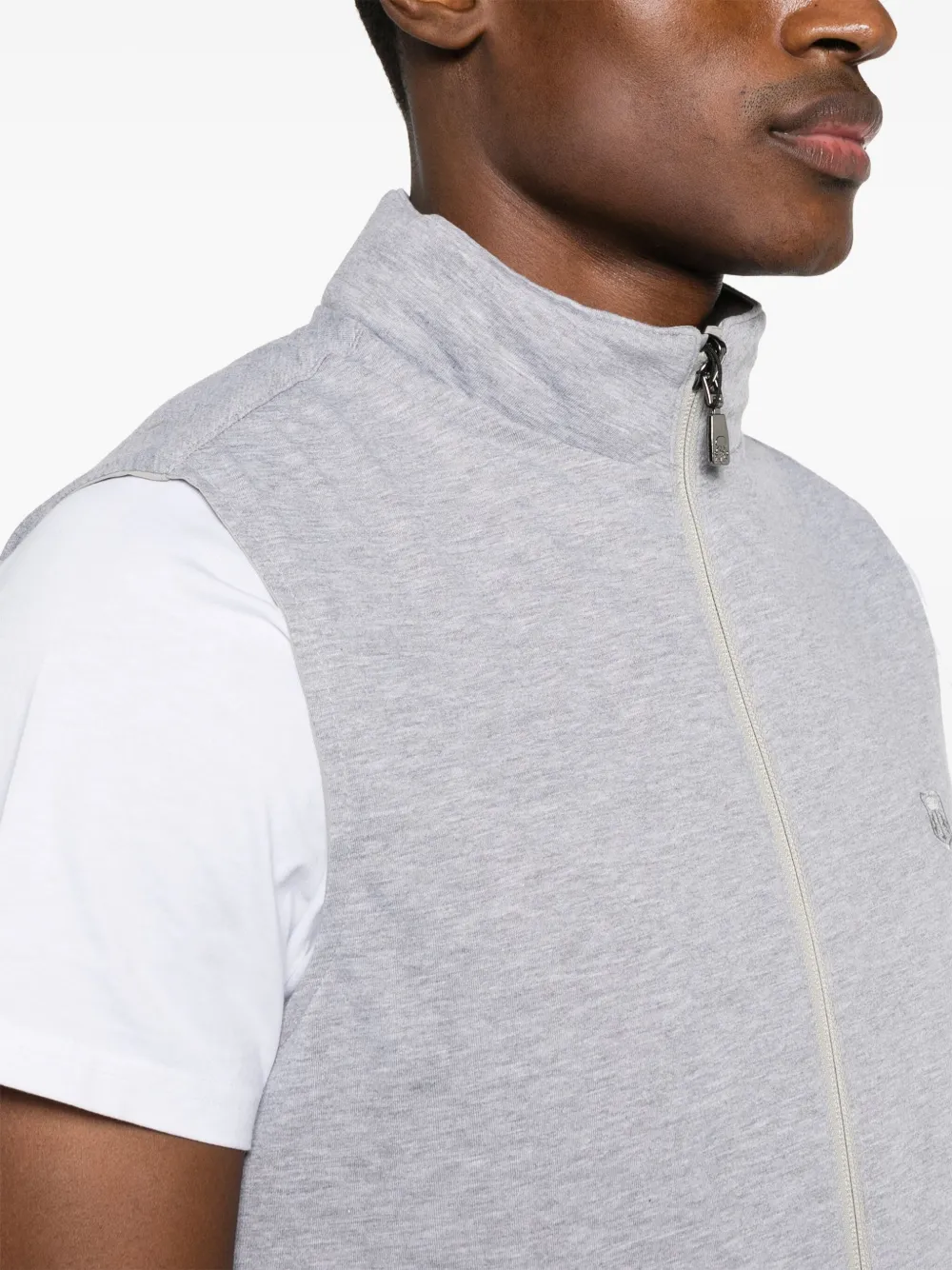 Corneliani Reversible logo-embroidered Gilet - Farfetch