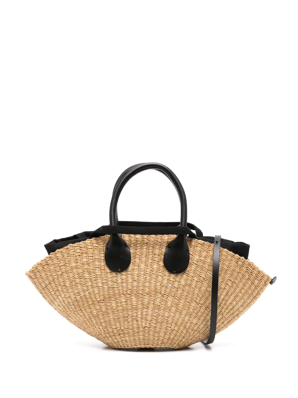 Muun Trapeze Straw Tote Bag - Farfetch