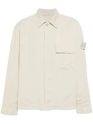 Stone Island Ghost Compass-appliqué Jacket - Farfetch