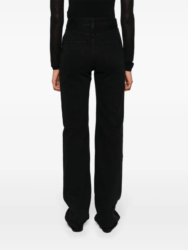 Saint Laurent high-rise Straight Jeans | Black | FARFETCH Saint Laurent high-rise Straight Jeans | Black | FARFETCH
