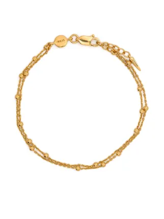 Missoma Double Chain Bracelet | Gold | FARFETCH