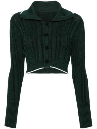 Jacquemus 르 가디건 벨라 재킷 | 그린 | FARFETCH KR