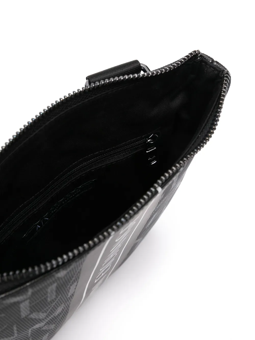 Armani Exchange logo-print Messenger Bag | Black | FARFETCH
