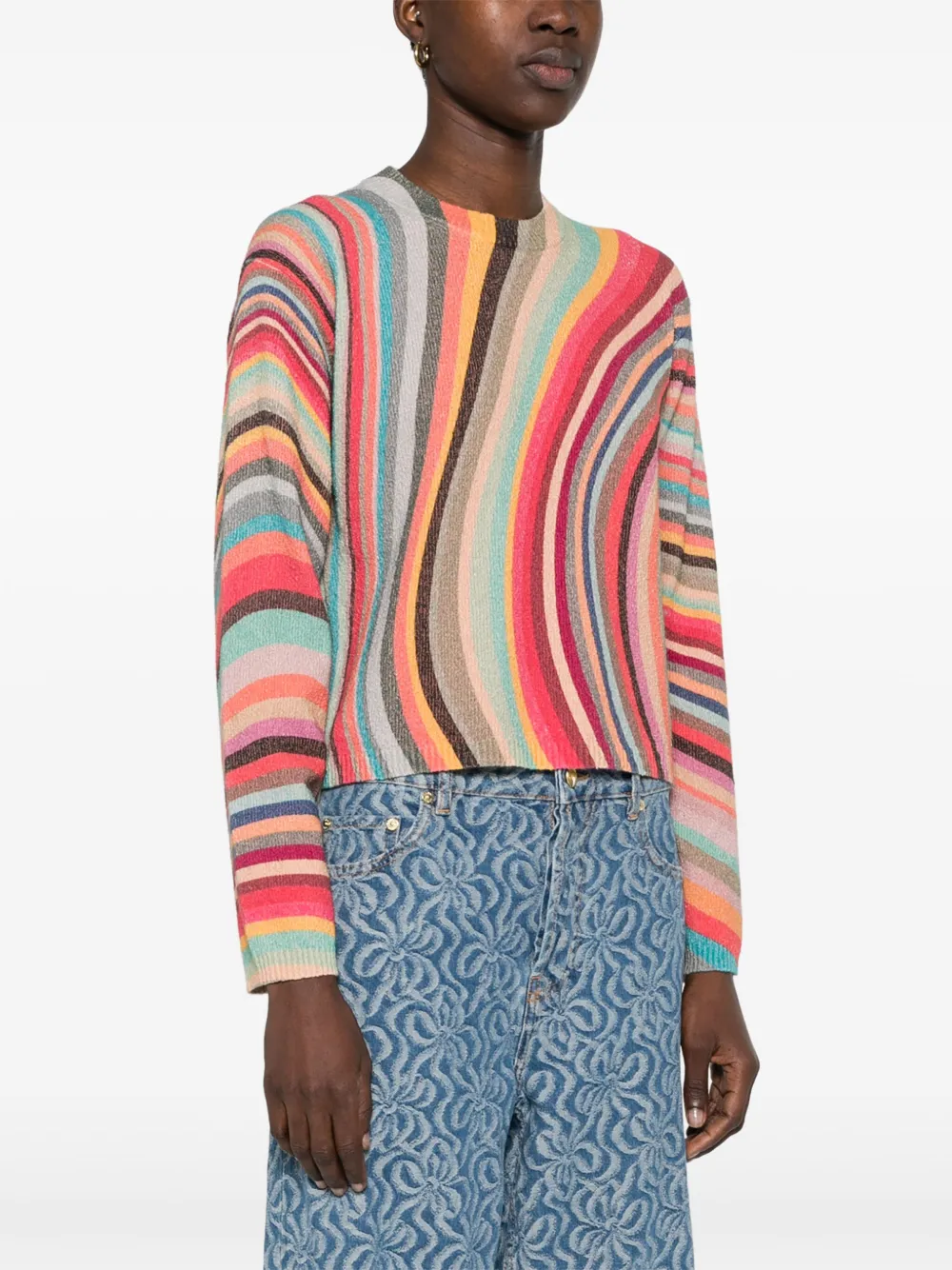 PS Paul Smith Swirl-pattern Jumper | Pink | FARFETCH