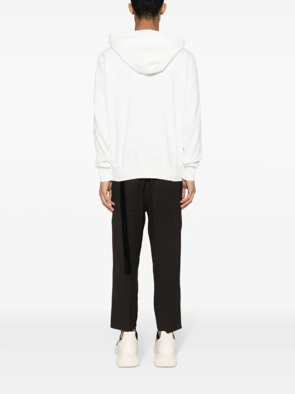 Rick Owens DRKSHDW zip-up Cotton Hoodie | White | FARFETCH Rick Owens DRKSHDW zip-up Cotton Hoodie | White | FARFETCH