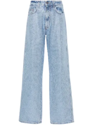 Haikure Winona low-rise wide-leg Jeans | Blue | FARFETCH TW