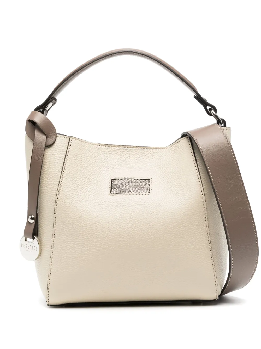 Peserico Midi Leather Tote Bag - Farfetch