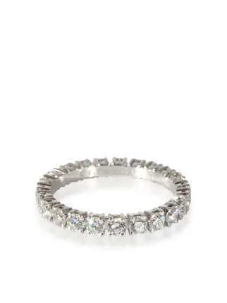 Cartier pre-owned Platinum Destinee Diamond Eternity Ring | Silver ...