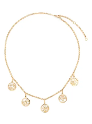 Loyal.e Paris 18K Recycled Gold Soul Charms Necklace | Gold | FARFETCH AO