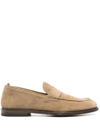 Officine Creative Opera Suede Loafers | Neutrals | FARFETCH