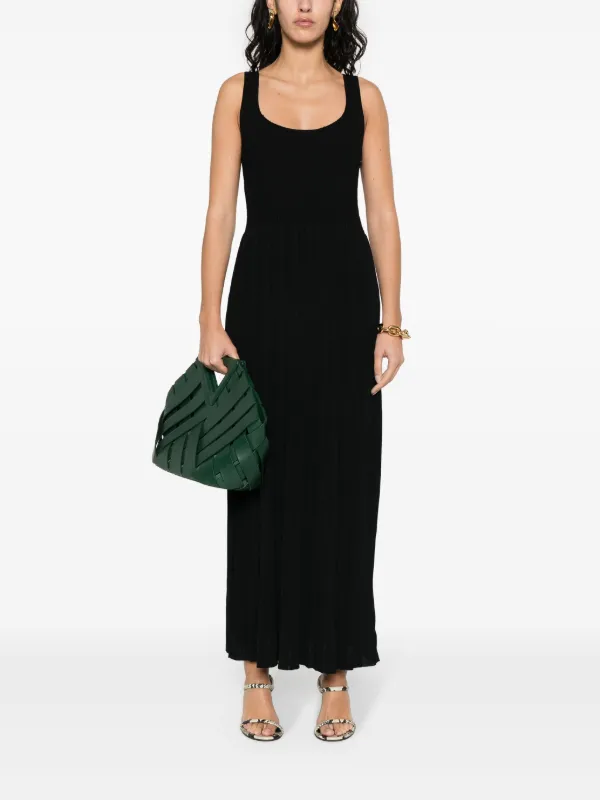 Michael Michael Kors Ribbed Sleeveless Maxi Dress Black FARFETCH CA