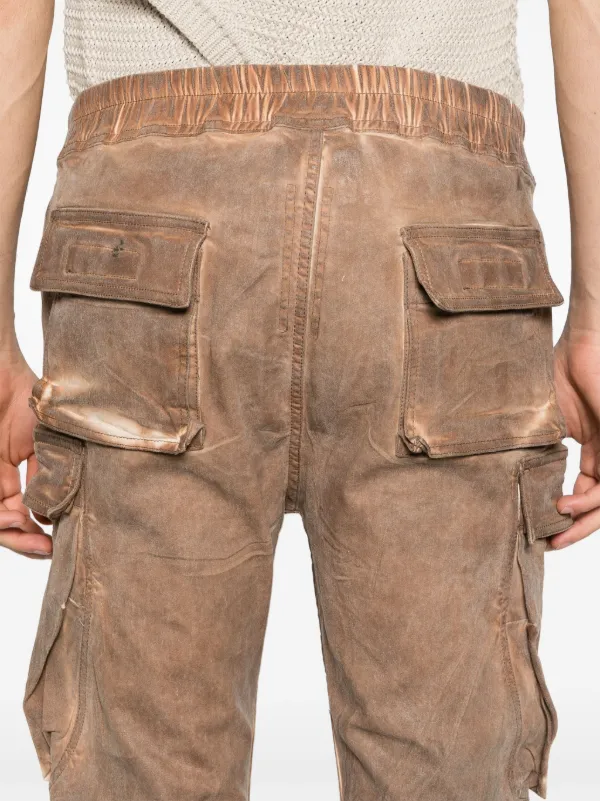 Rick Owens DRKSHDW Mastodon Megacargo スリムジーンズ Rick Owens DRKSHDW Mastodon Megacargo スリムジーンズ