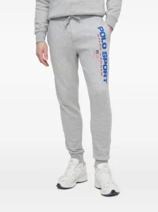 Polo Ralph Lauren Logo Drawstring Track Pants | Grey | FARFETCH