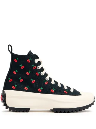 Converse Run Star Hike Cherries Sneakers | Black | FARFETCH HK