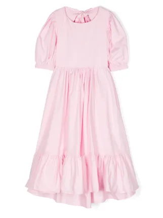 Miss Grant Kids open-back Poplin Dress | Pink | FARFETCH